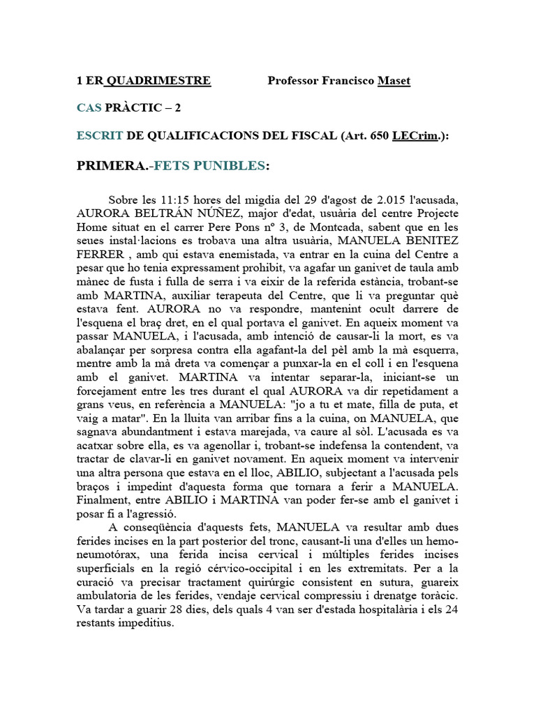 Cas Pràctic 2 PH | PDF