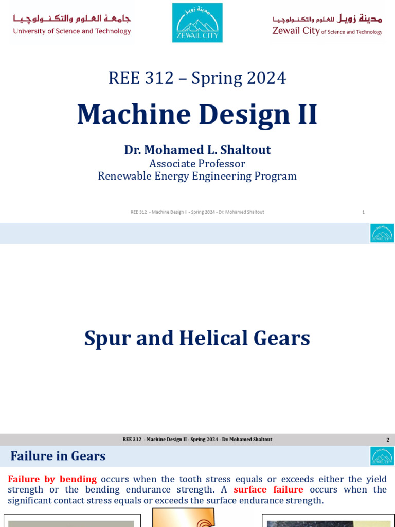 05-Spur and Helical Gears | PDF | Gear | Strength Of Materials