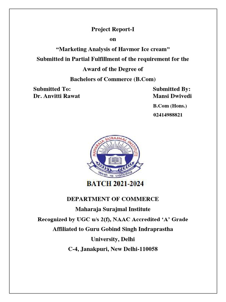 MPR-Mansi Dwivedi | PDF | Swot Analysis | Data