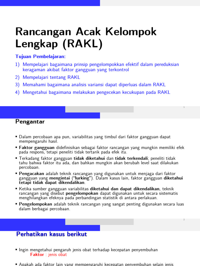4.rancangan Acak Kelompok Lengkap | PDF
