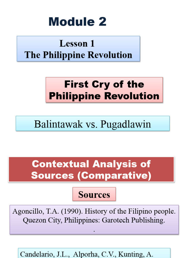 Analyzing the First Cry of Revolution | PDF | Philippines | Spanish ...