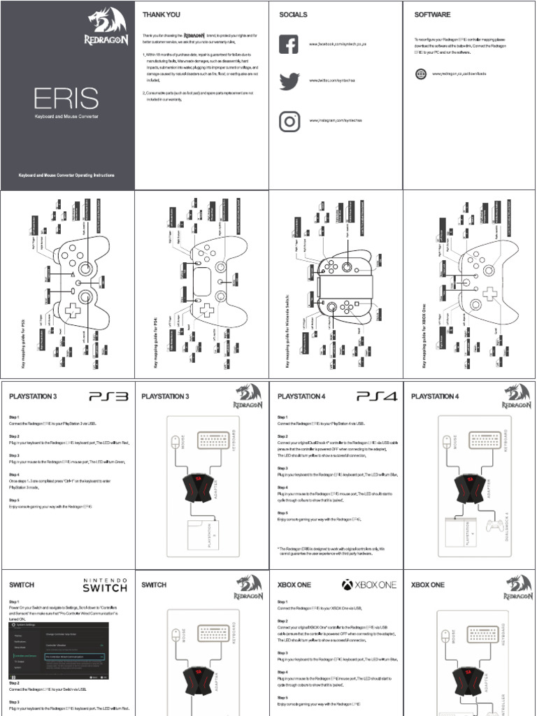 Redragon GA-200 ERIS User Manual | PDF