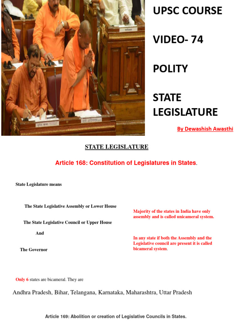 Polity 20 State Legisalture New Polity Pdf Pdf Bill Law State