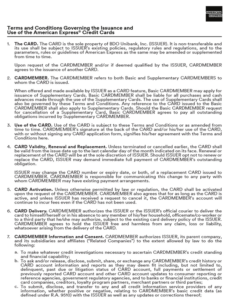 AMEX-TCS | PDF | Credit Card | Payments