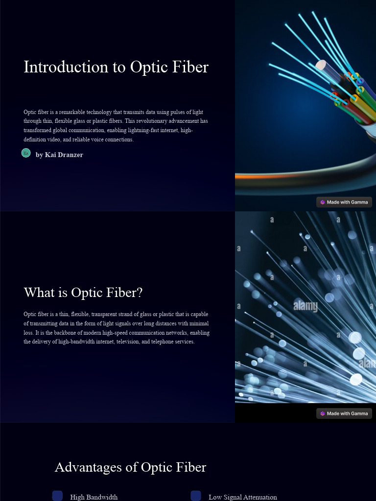 Introduction To Optic Fiber: by Kai Dranzer | PDF | Optical Fiber ...