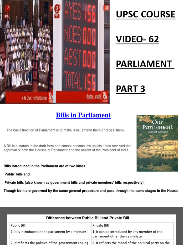 Understanding Private Member Bills | PDF | Bill (Law) | Supermajority