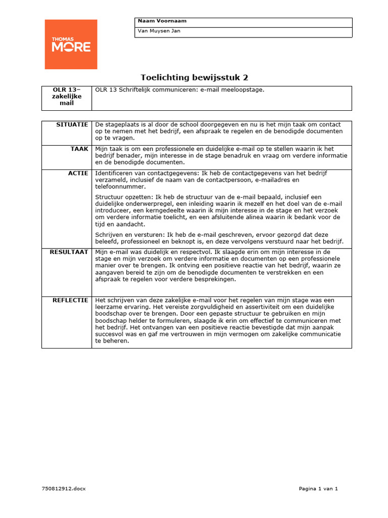 toelichting bewijsstuk olr 13 bewijsstuk 2 | PDF