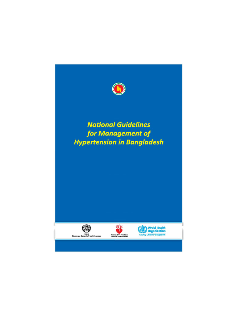 National Guidelines For Management of Hypertension | PDF