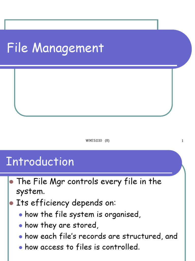8 - File MGMT | Download Free PDF | Computer File | Database Index