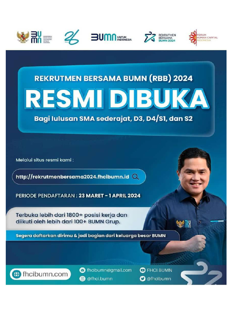 Rincian Detail Tahapan Seleksi RBB 2024 | PDF