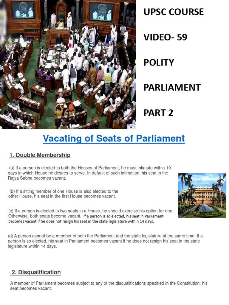 Types of Motions in Indian Parliament | PDF | Government | Separation ...