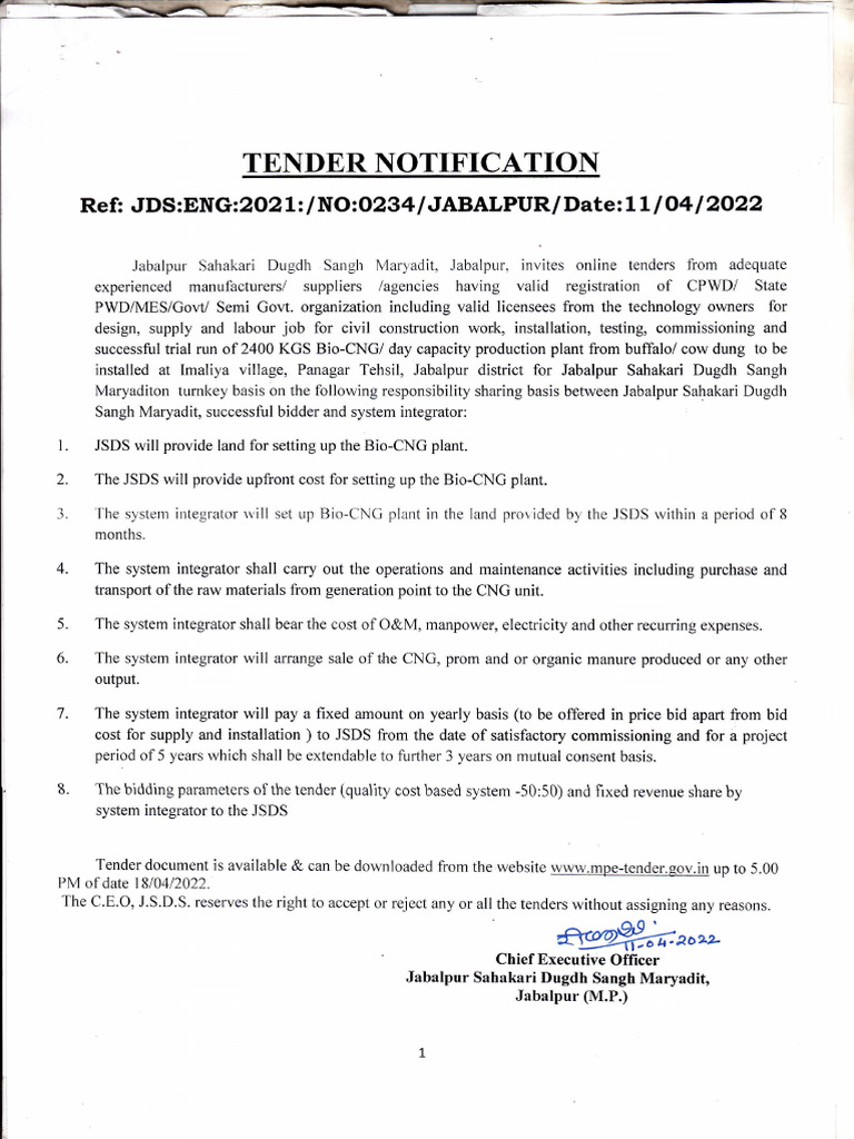 Tender NIT - NEW | PDF | Technology & Engineering