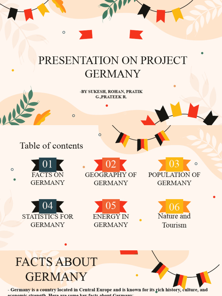 Presentation On Germany | PDF | Germany | World Politics