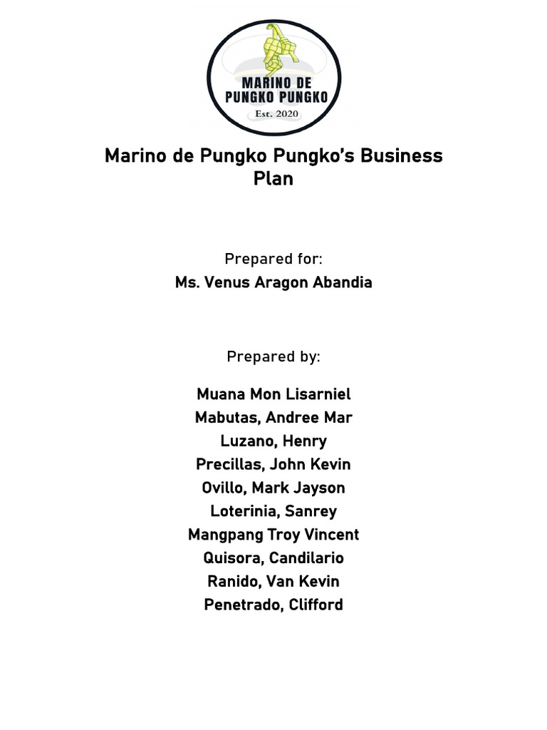 Business Plan Sample 1 | PDF | Equity (Finance) | Employment