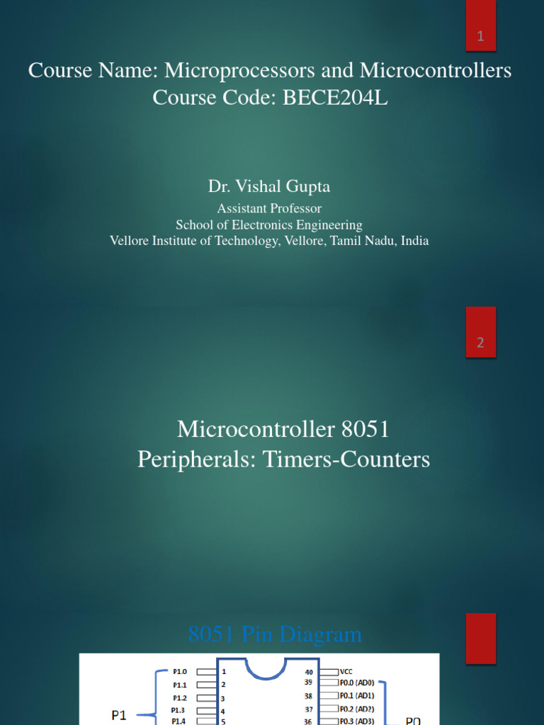 13-Calculation Steps and Problem Based On Timers MODE 1-06-02-2024 | PDF | Microcontroller ...