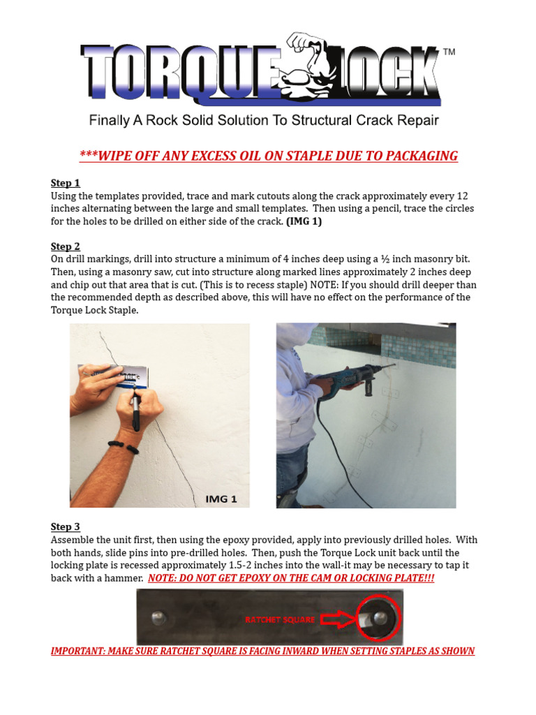 Torque Lock Installation Instructions 1 | PDF