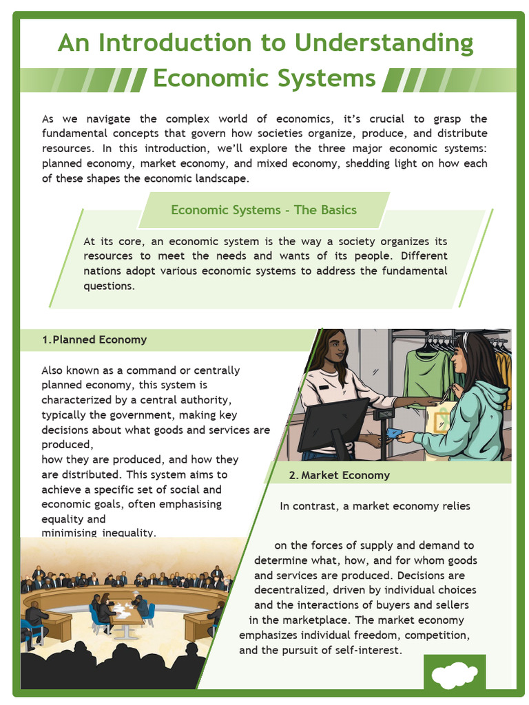 An Introduction to Understanding Economic Systems | Download Free PDF ...