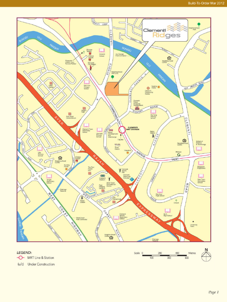 Clementi Ridges Maps&Plans | PDF