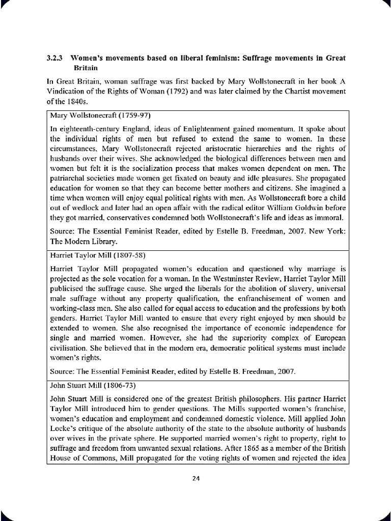 Women's Suffrage Movement in Britain History | PDF