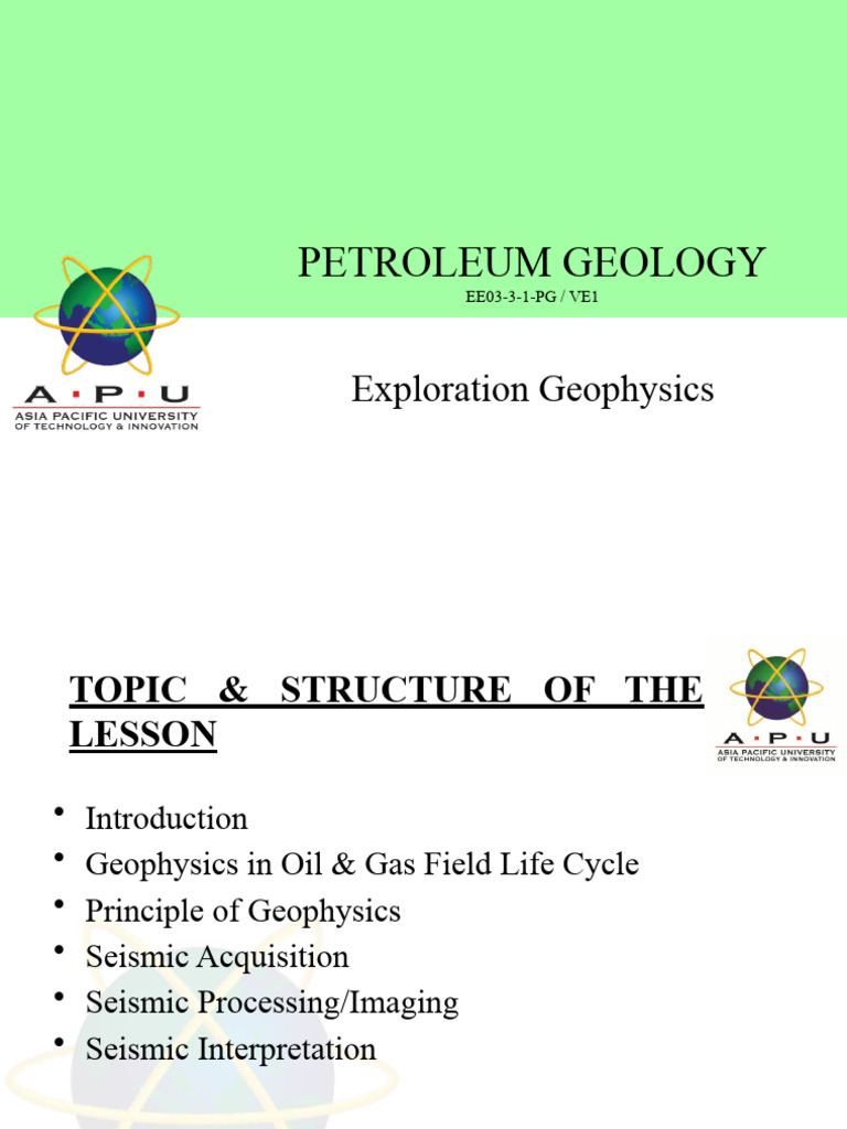 Chapter 6 - Geophysics | PDF | Reflection Seismology | Geophysics