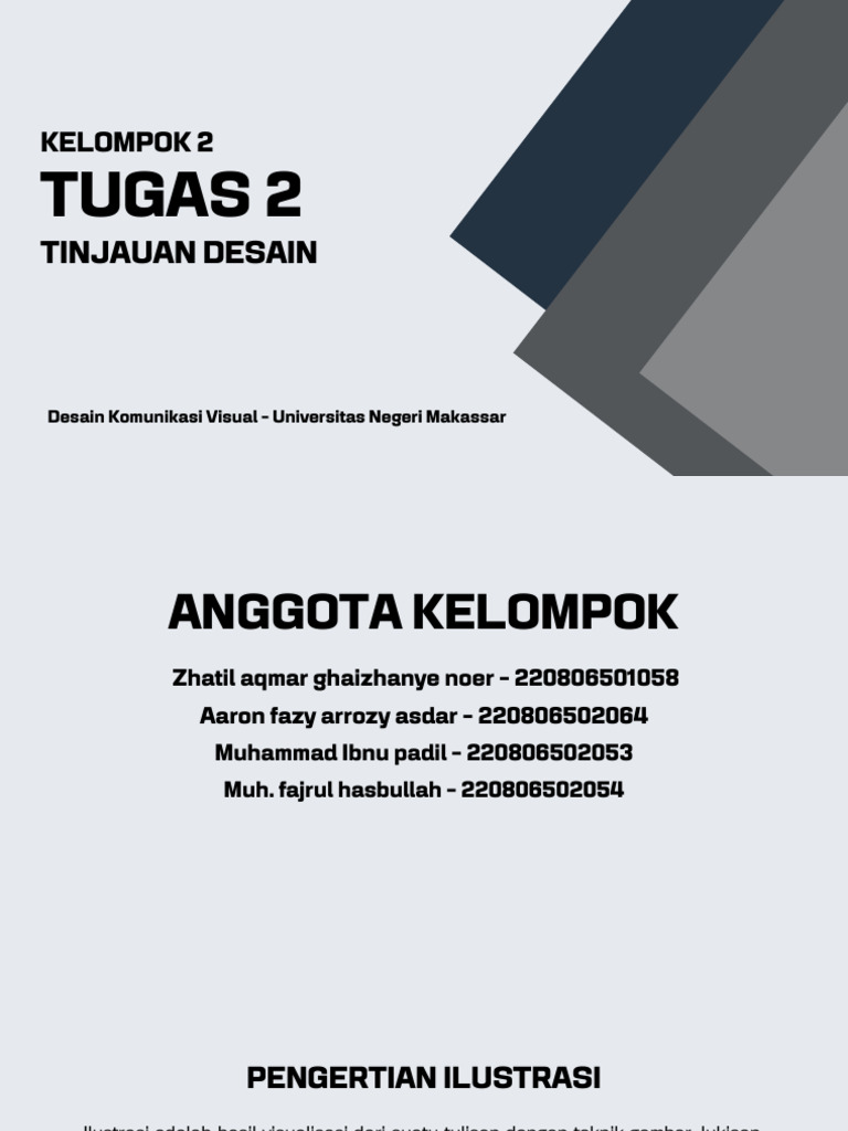 Kelompok 2 Tinjauan Desain Kelas e DKV | PDF | Klasik | Fiksi Umum
