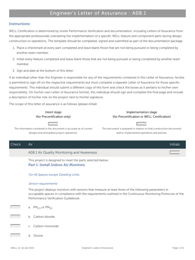 WELL v2, Q1-Q2 2023-LOA-Engineer | Download Free PDF | Human Impact On ...