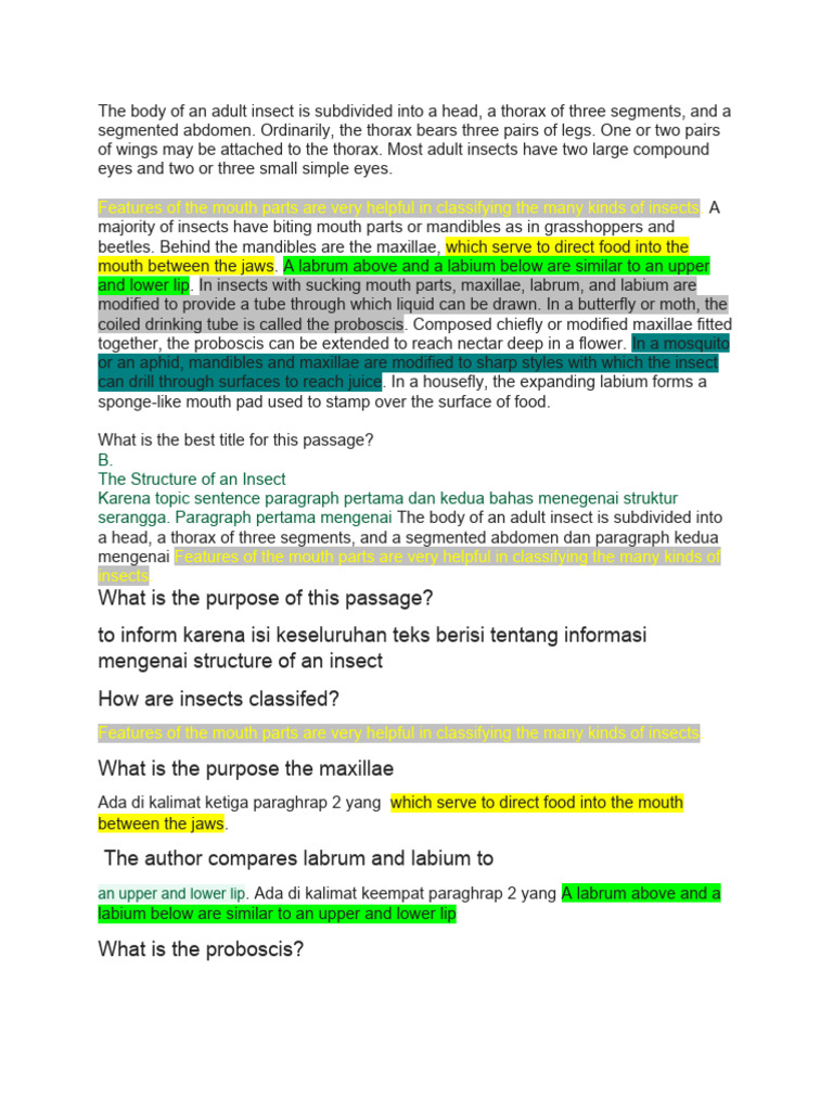 Gist 2 | PDF | Insects