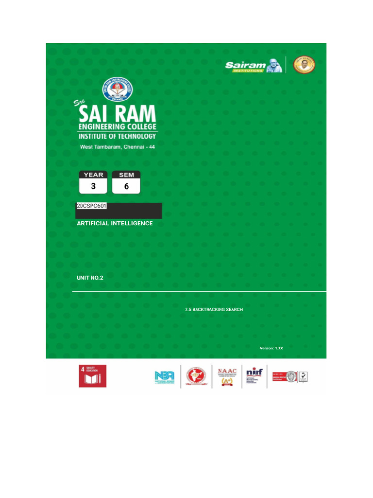 2.5 Backtracking Search | PDF | Mathematical Logic | Computer Programming