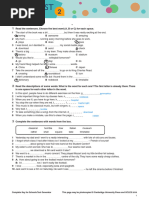 Get to the Top Plus 2 Grammar Tests | PDF