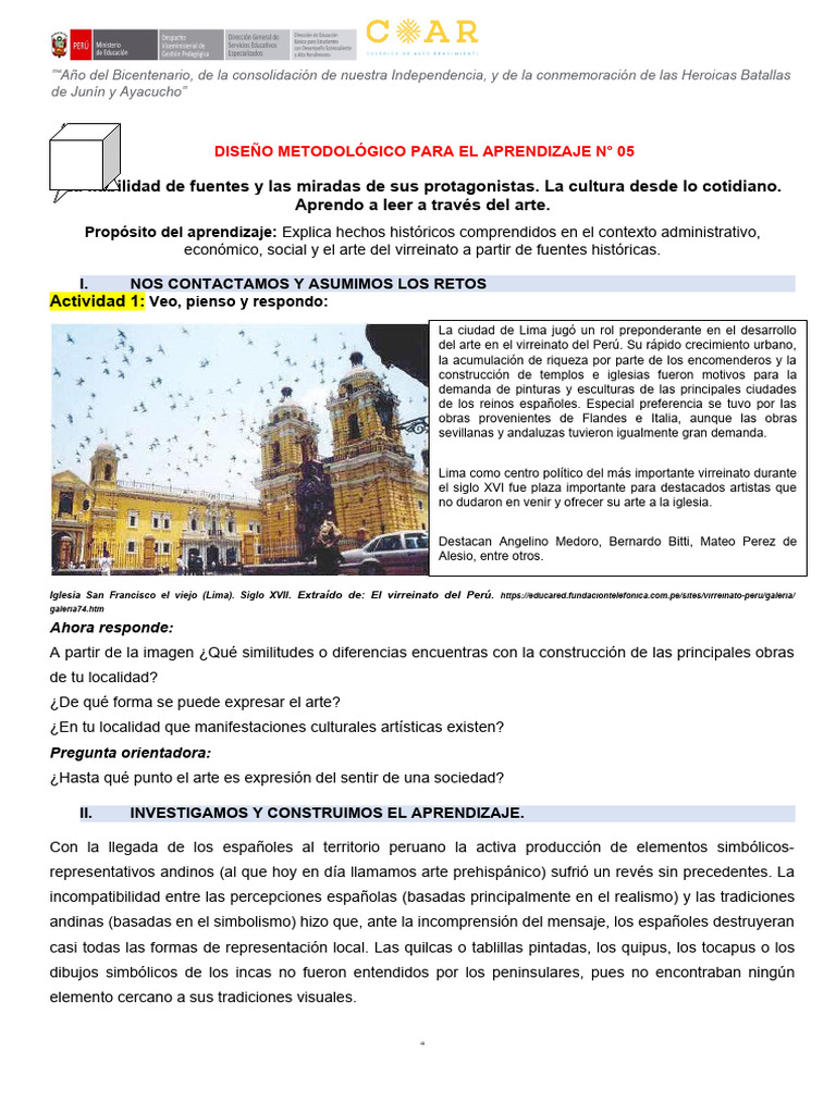 Dmpa 05 CCSS - 2024 | PDF | Perú | España