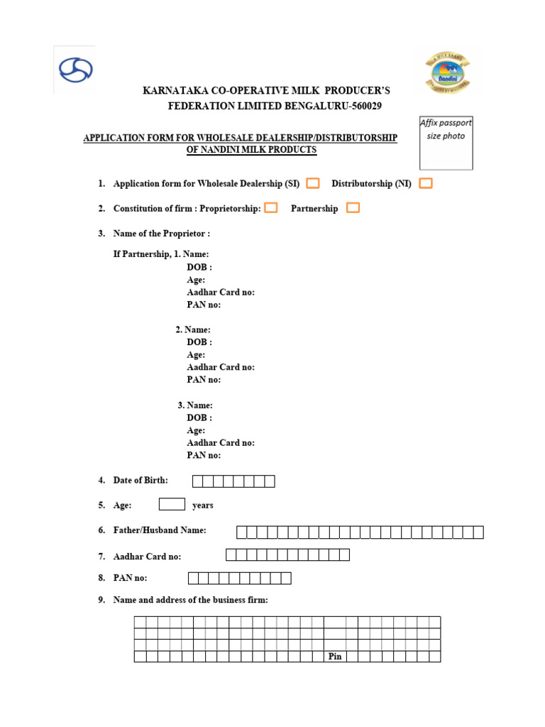 New Application Form | Download Free PDF | Business