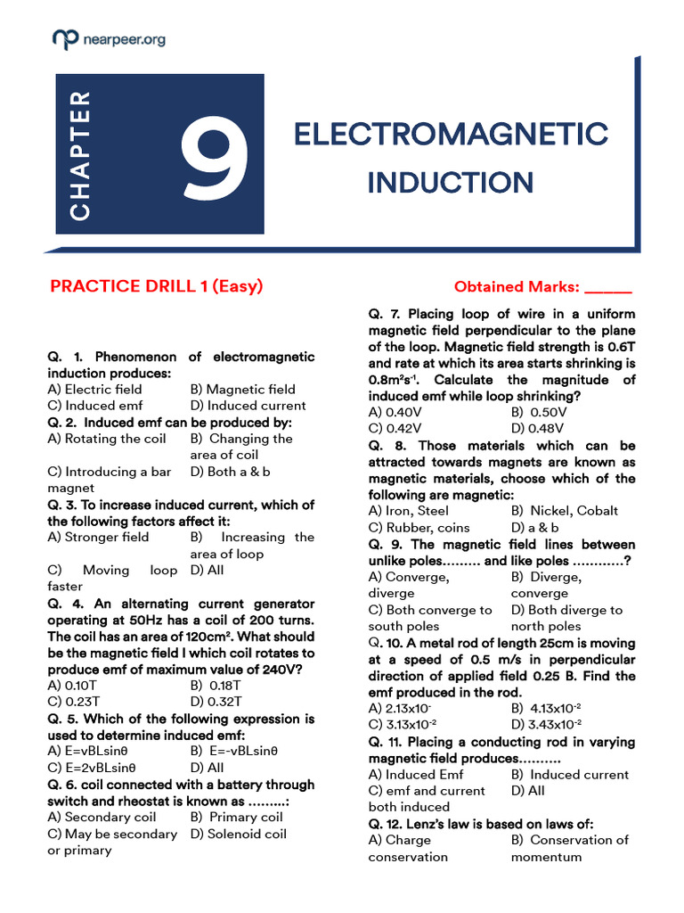 Understanding Electromagnetic Induction | PDF | Electromagnetic ...