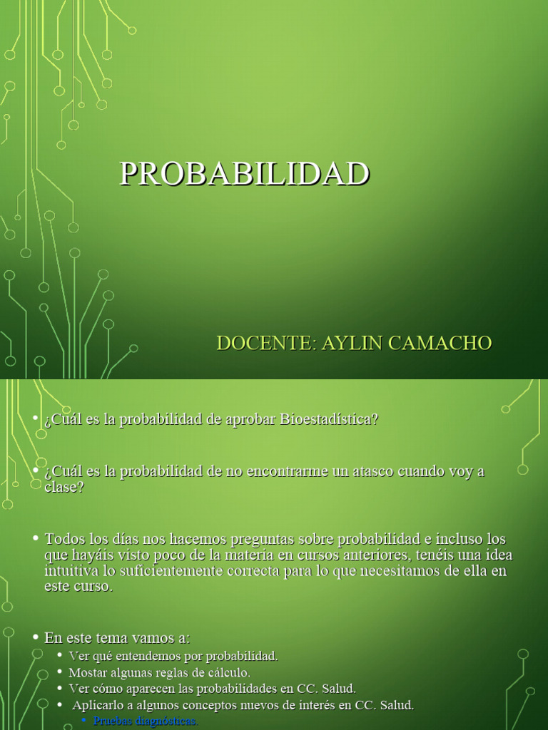 Biotema 2unitepc | PDF | Teoría de probabilidad | Teoría de la medida