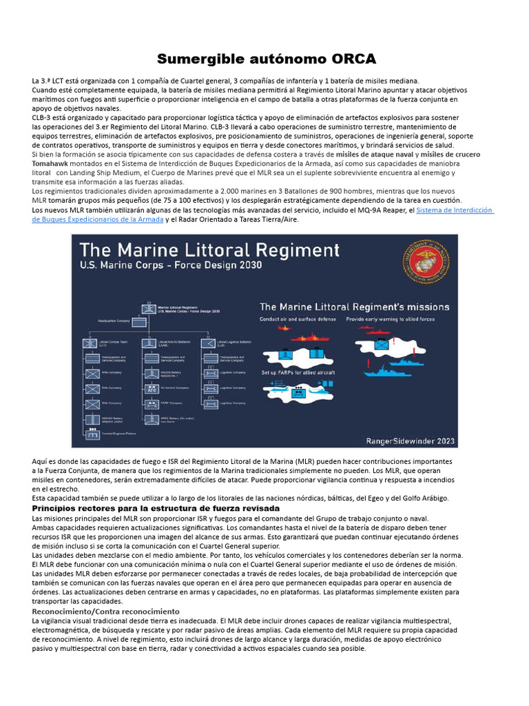 Orca | PDF | Mina naval | Marina de Estados Unidos