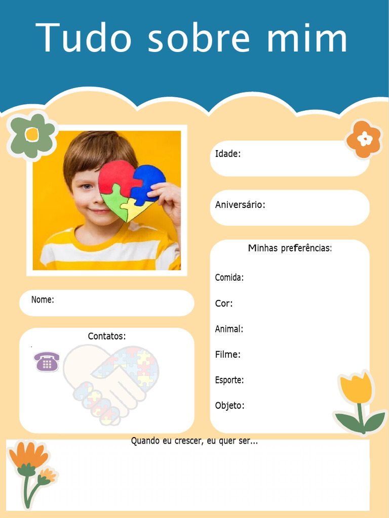 Tudo Sobre Mim | PDF | Espectro do autismo