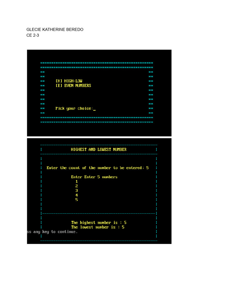 Glecie Katherine Beredo CE 2-3 | PDF