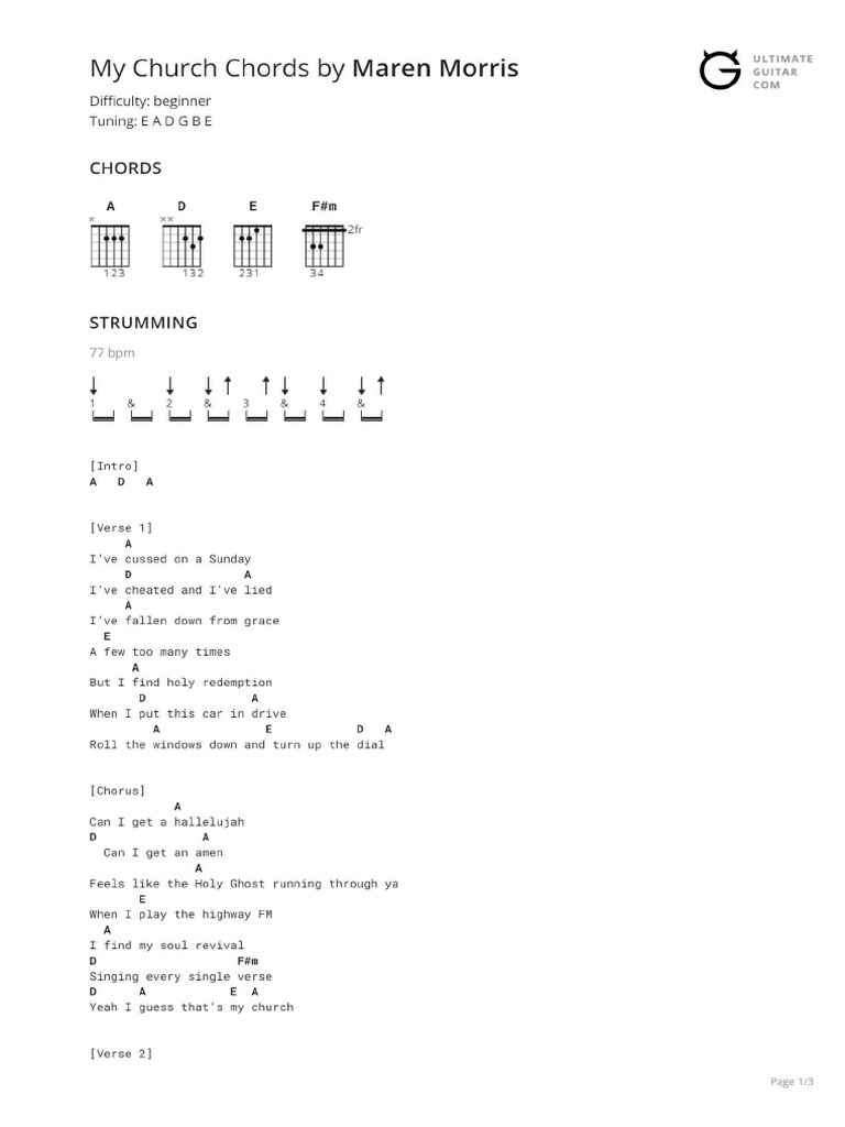 My Church Chords | PDF