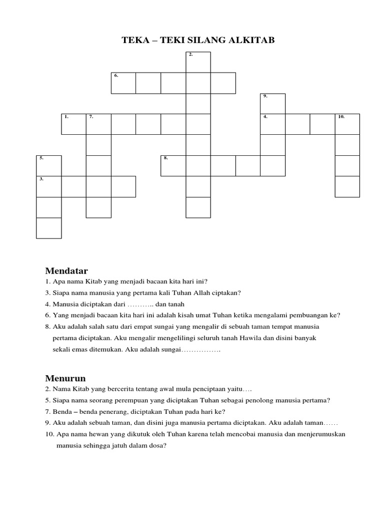 TTS Alkitab - Madya - 4feb2024 | PDF