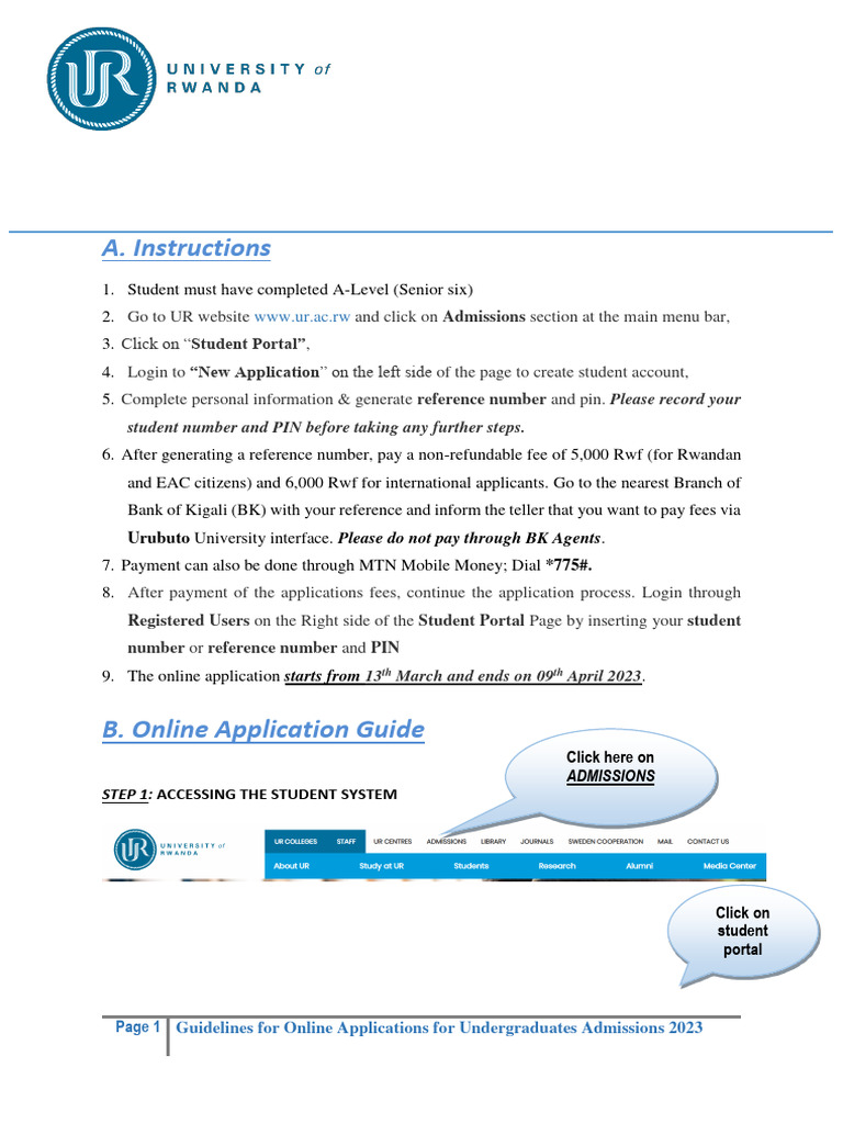 Undergraduate Application Guide | PDF | Cyberspace | World Wide Web