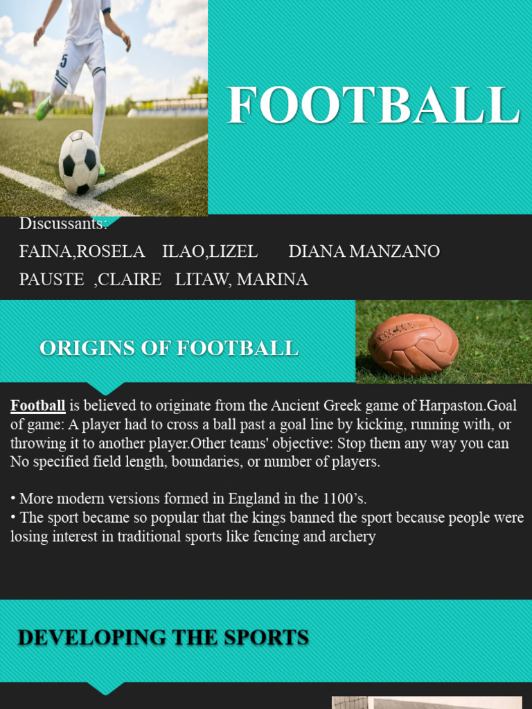 History and Rules of Football Explained | PDF | Sports | Team Sports