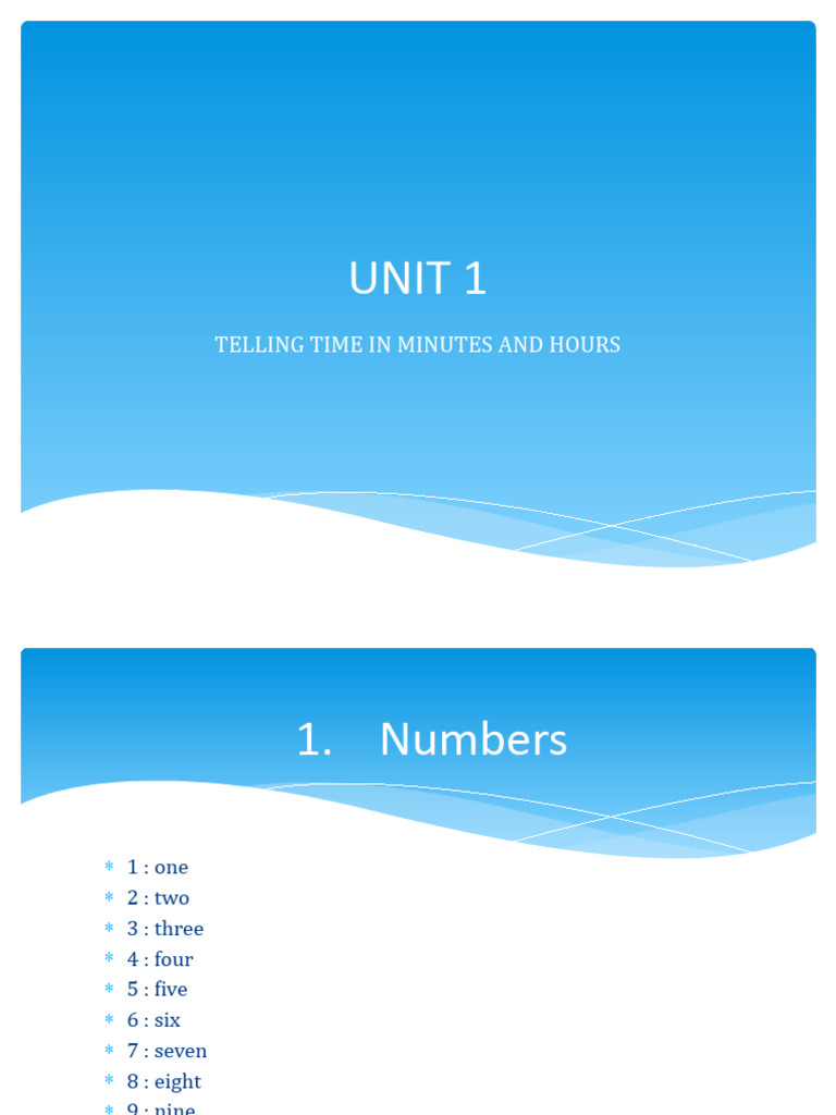 Unit 1 | PDF
