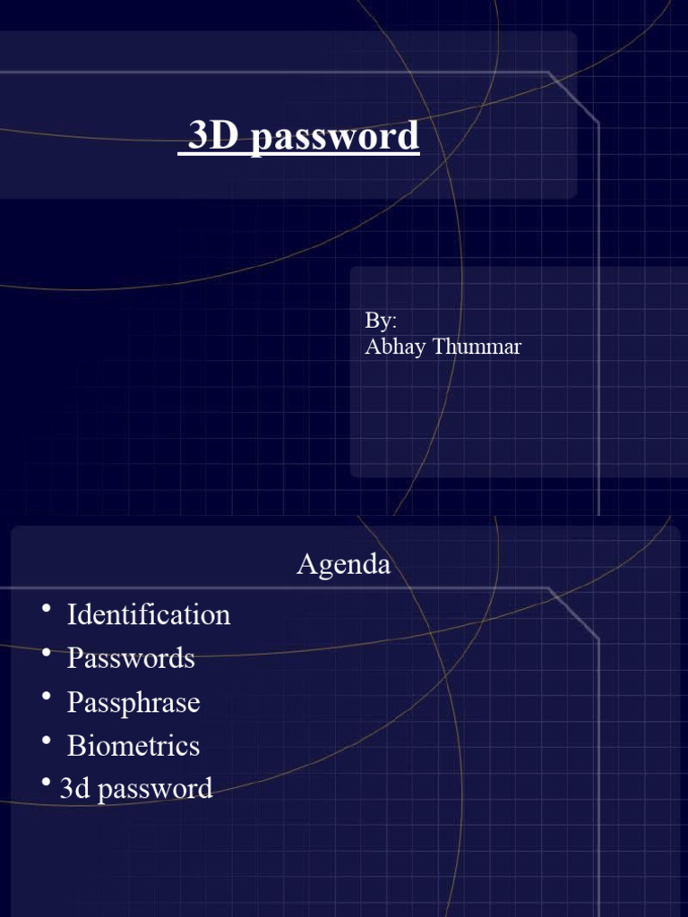 3d Password | PDF | Password | 3 D Computer Graphics