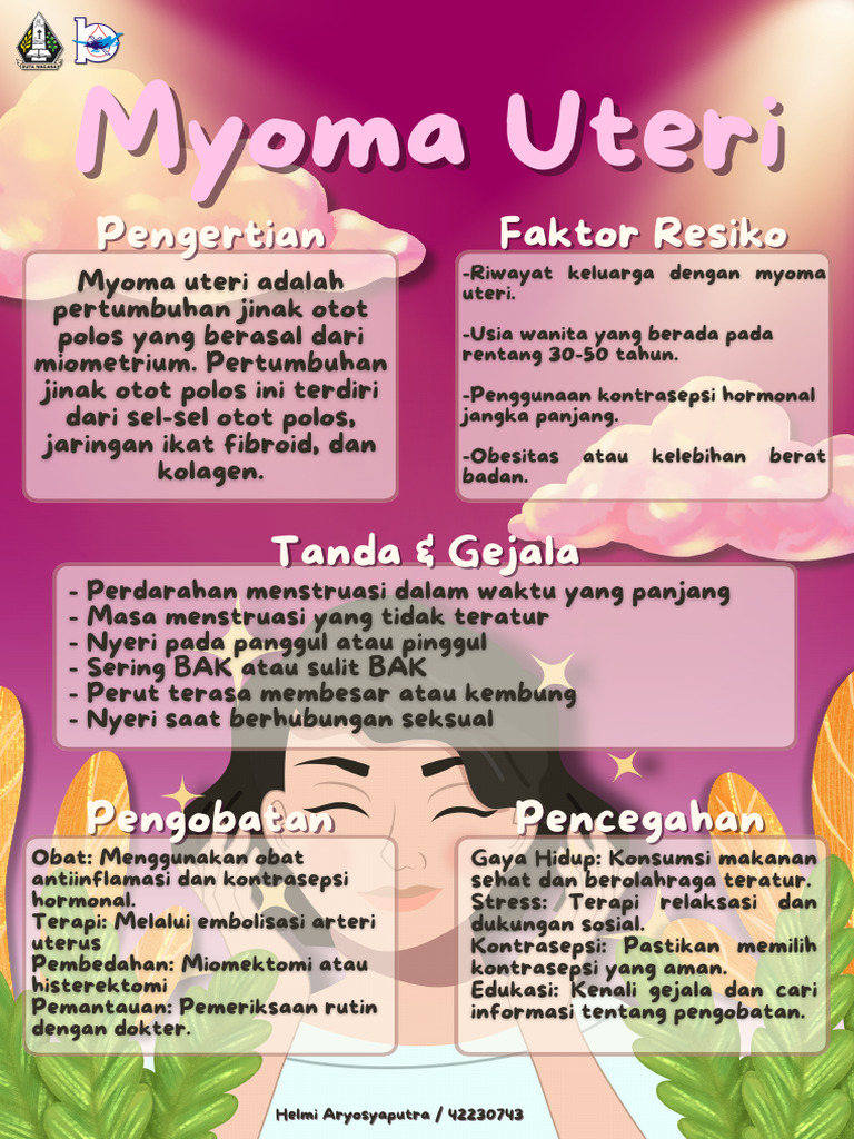 Poster Penyuluhan Mioma Uteri | PDF