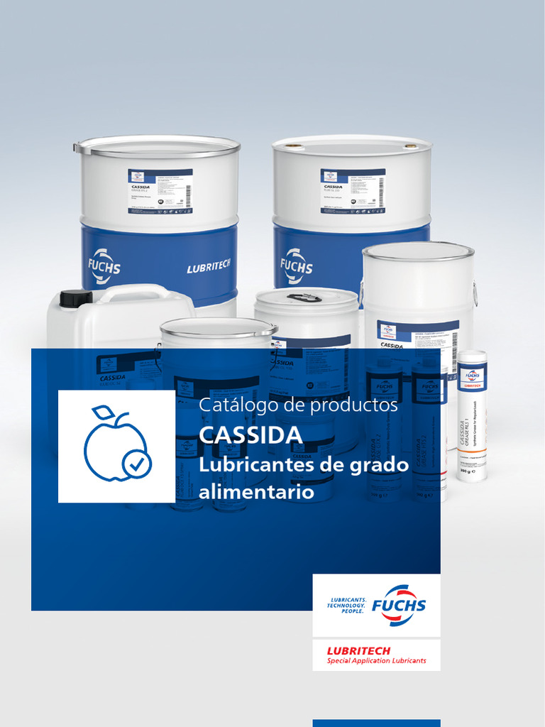 FUCHS_CASSIDA_Catalogo_de_productos | PDF | Lubricante | Alimentos