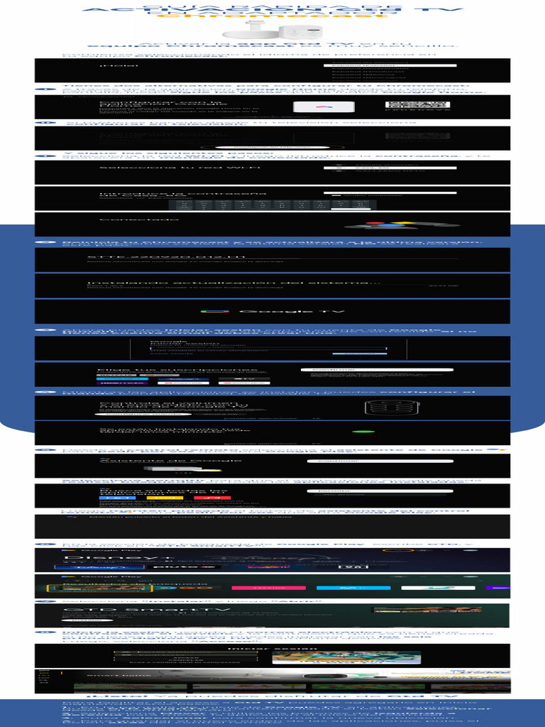 Instructivo - Chromecast para GTD TV | PDF