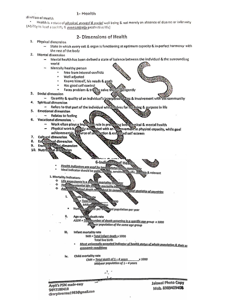 Community Medicine by Arpit | PDF