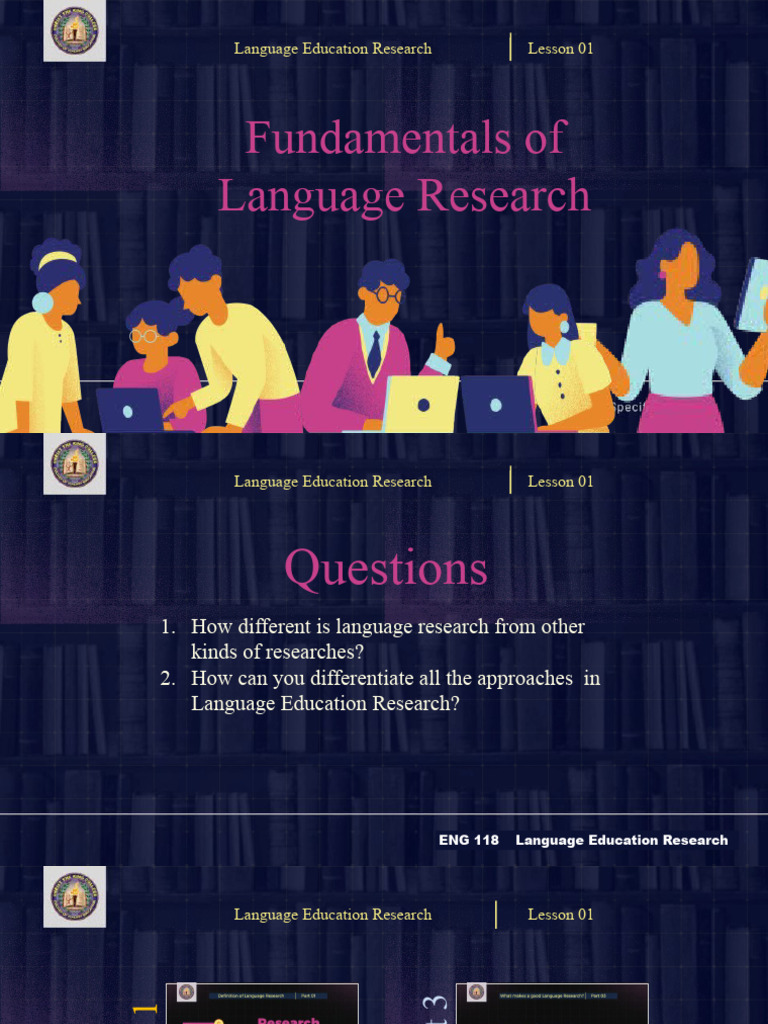 Fundamentals of Language Research | PDF | Methodology | Analysis