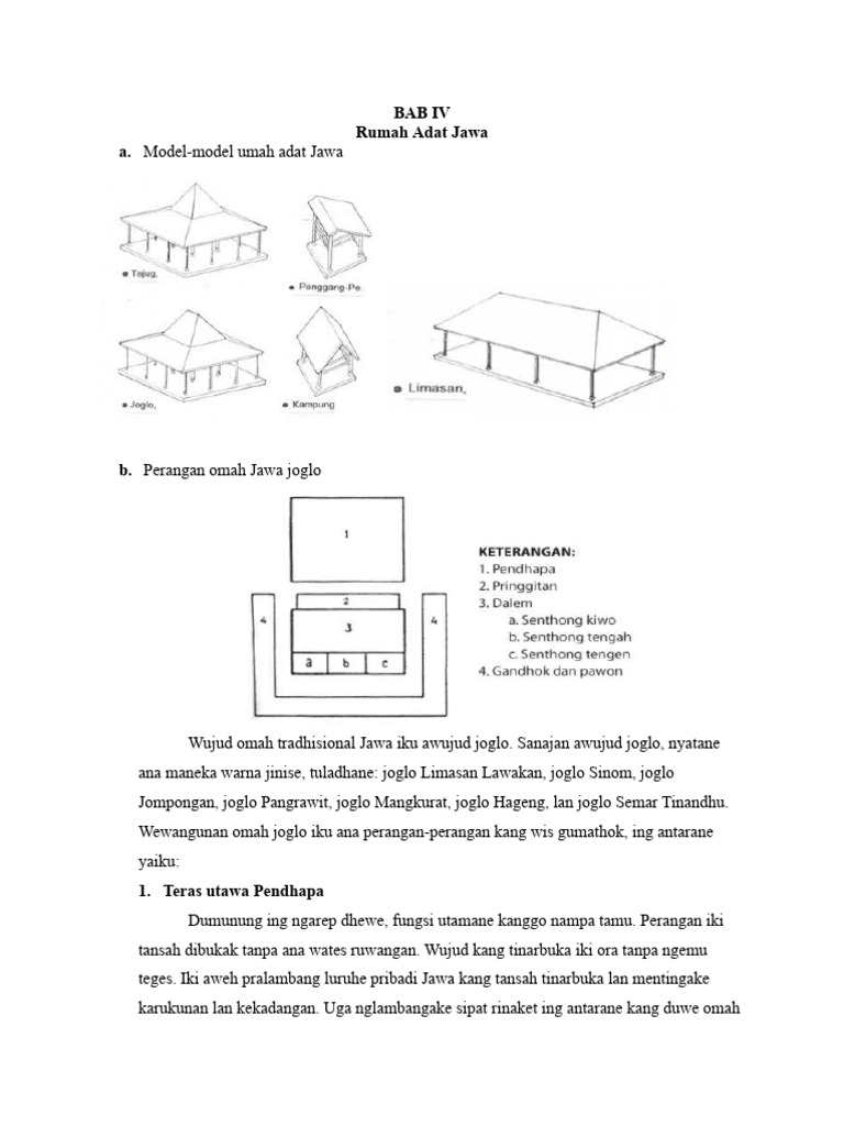 Bab IV Omah Adat Kelas X | PDF