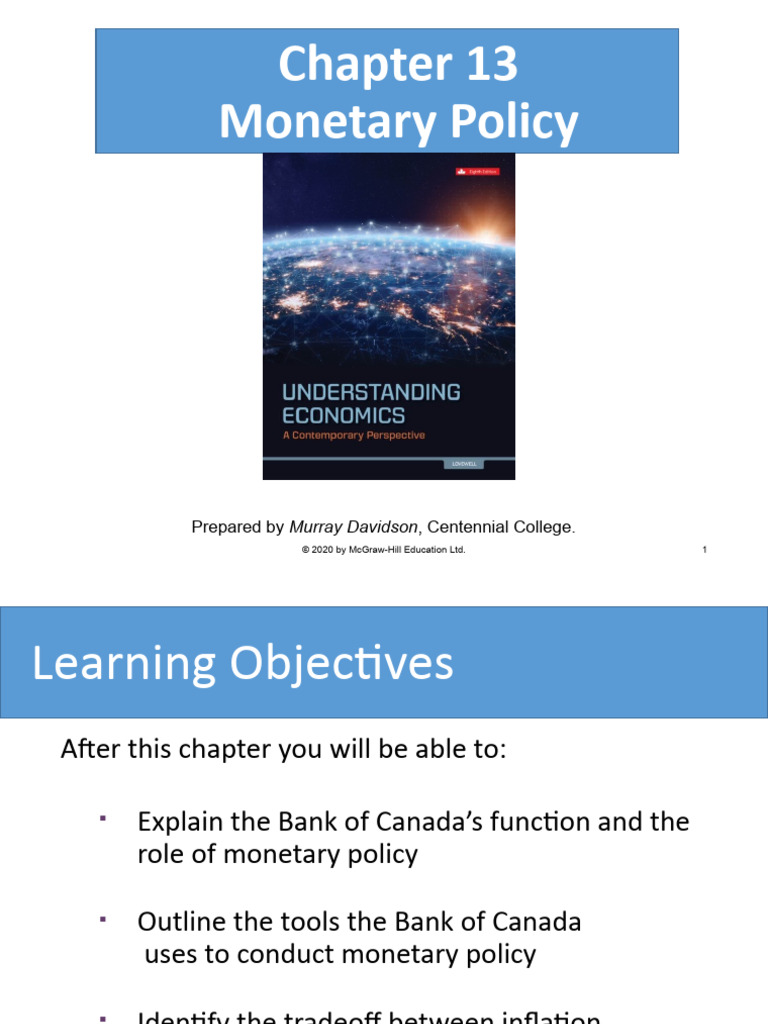 Ch. 13 Monetary Policy | PDF | Phillips Curve | Monetary Policy