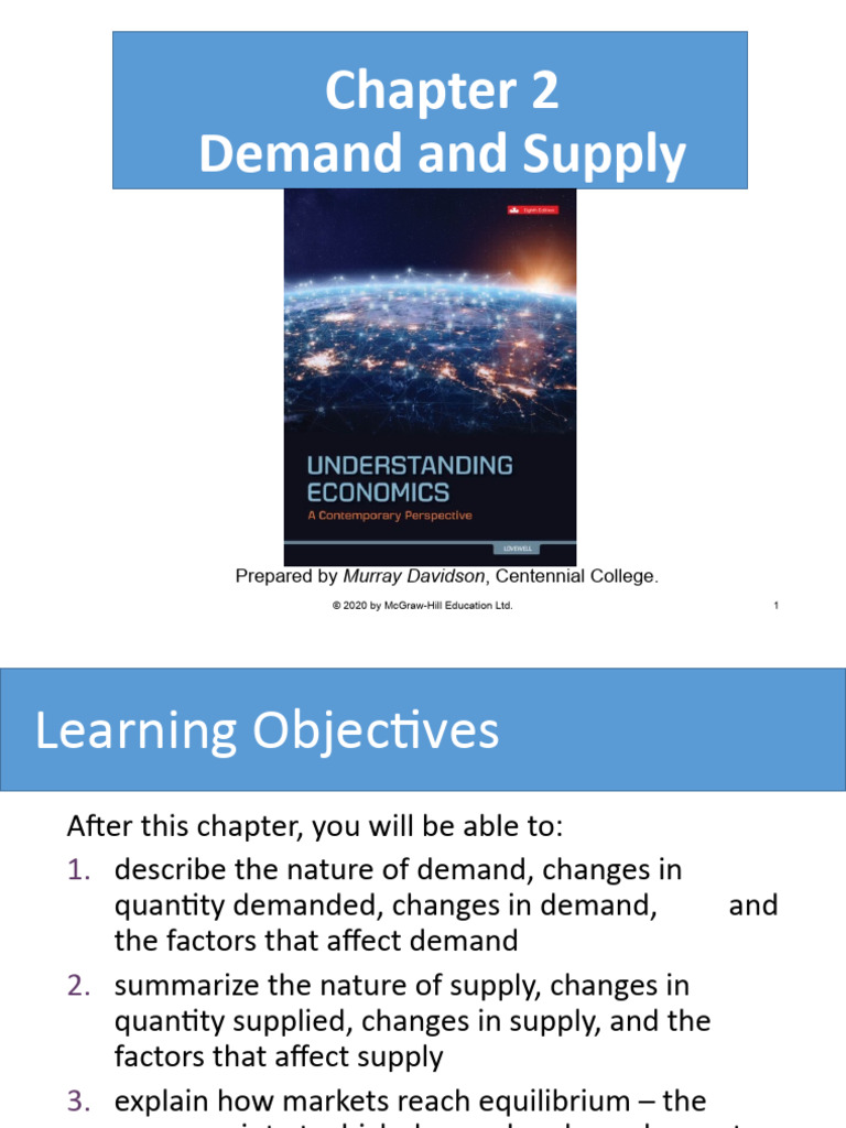 Ch. 2 Demand and Supply | PDF | Supply And Demand | Supply (Economics)